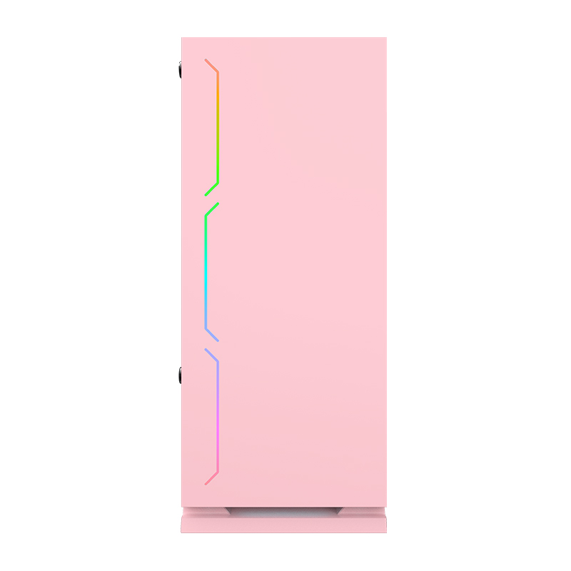 atx pc plastic desktop front panel lcd with power supply cooler RGB ...