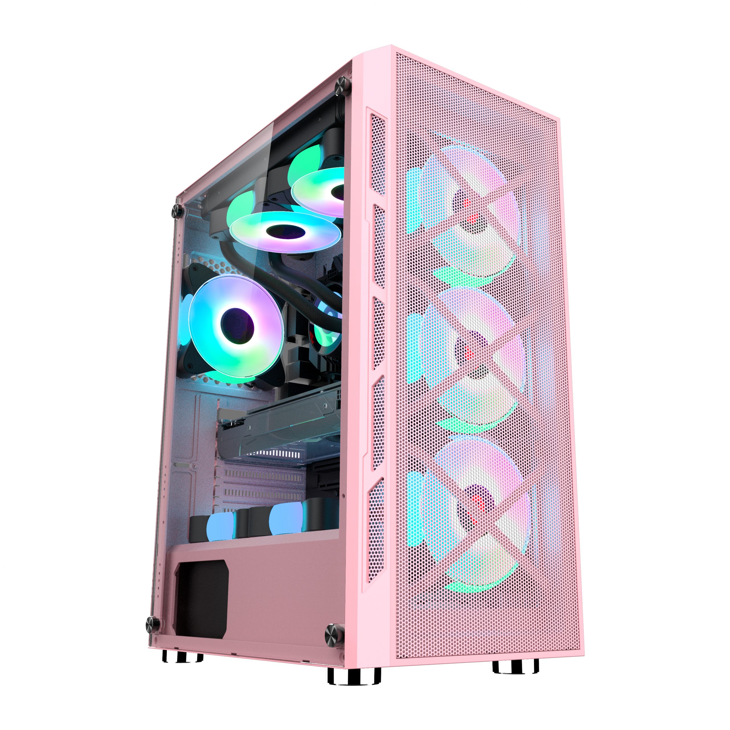 Aluminum Alloy Computer Cases Acrylic Steel Plastic Atx Computer Case ...