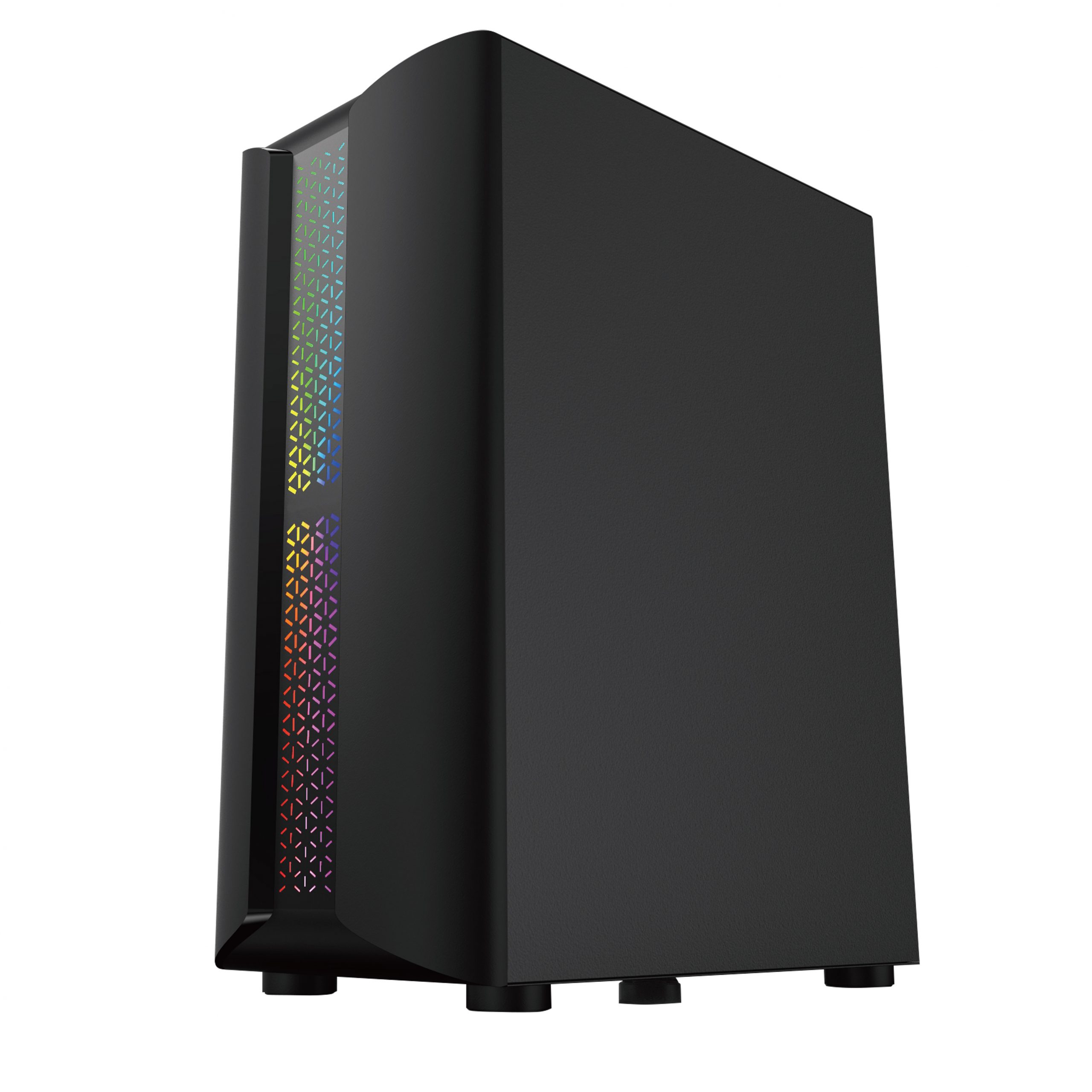 wholesale custom glass btx plexiglass with fan led mid tower gaming ...