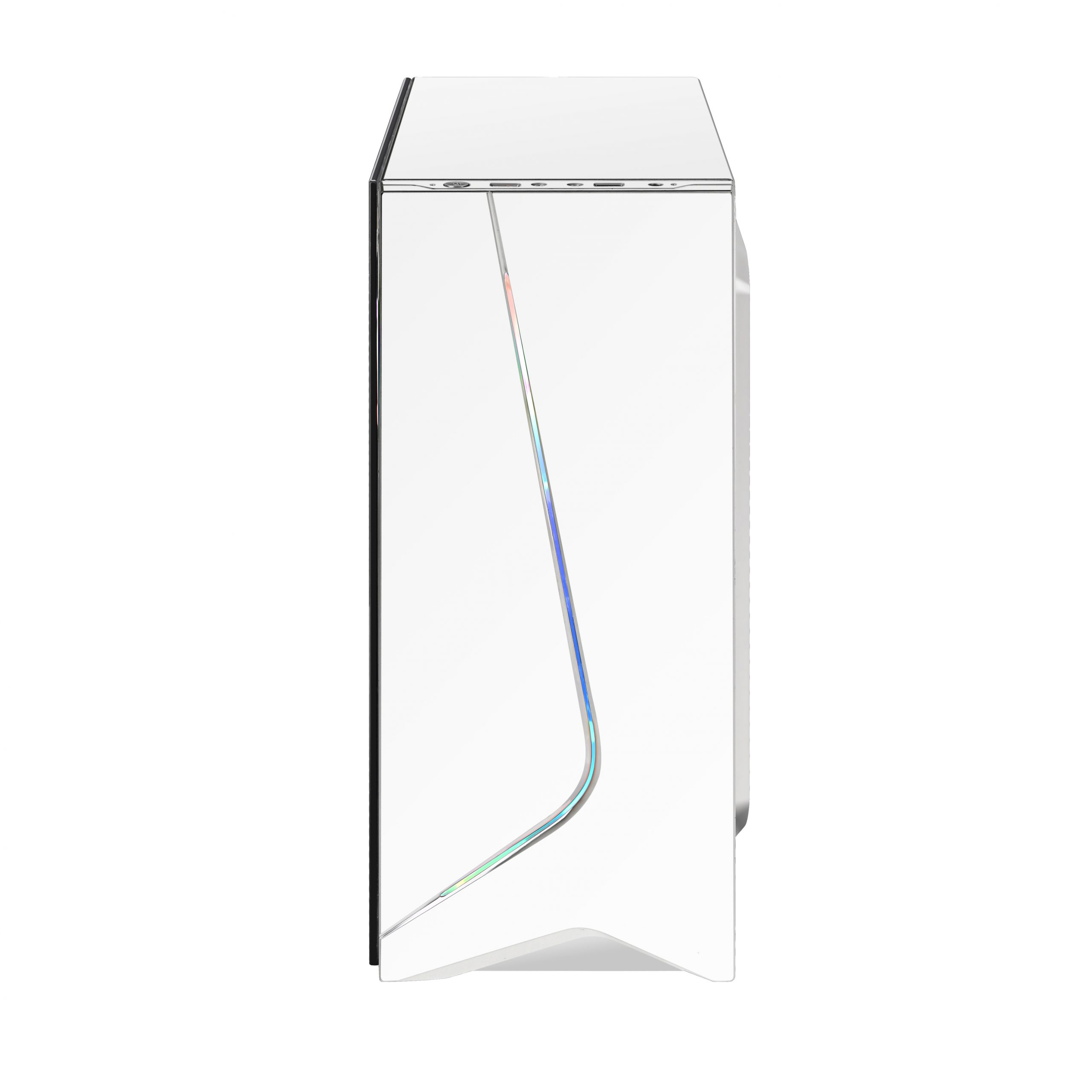 wholesale desktop custom glass btx plexiglass with fan desktop led mid ...