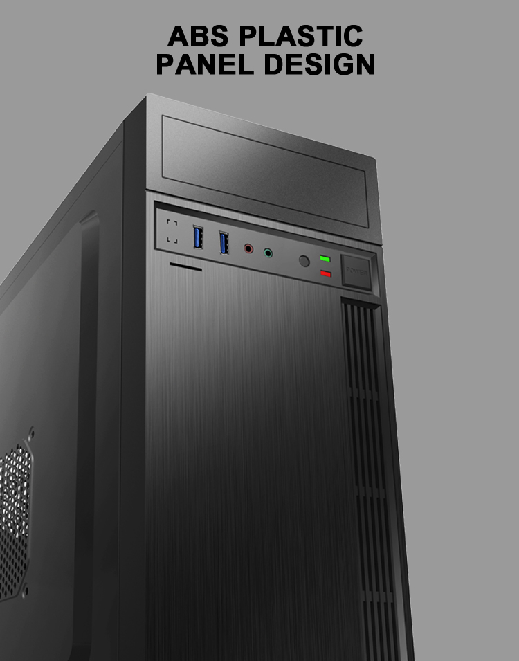 production pc hardware full tower aluminium front panel led compact ...