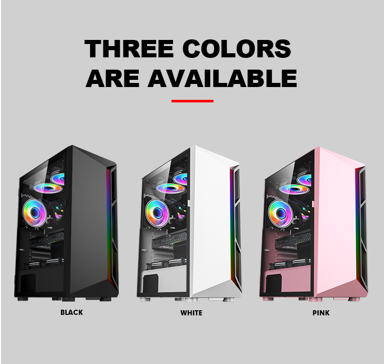 itx cpu cabinet cool atx full tower desktop with lcd acrylic pc cooling ...