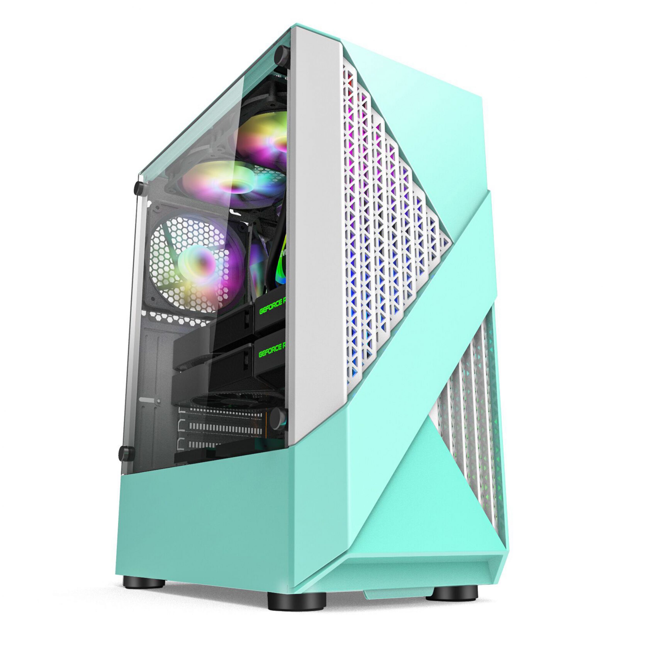 production custom branded low end chasis gaming computer casing rgb atx ...