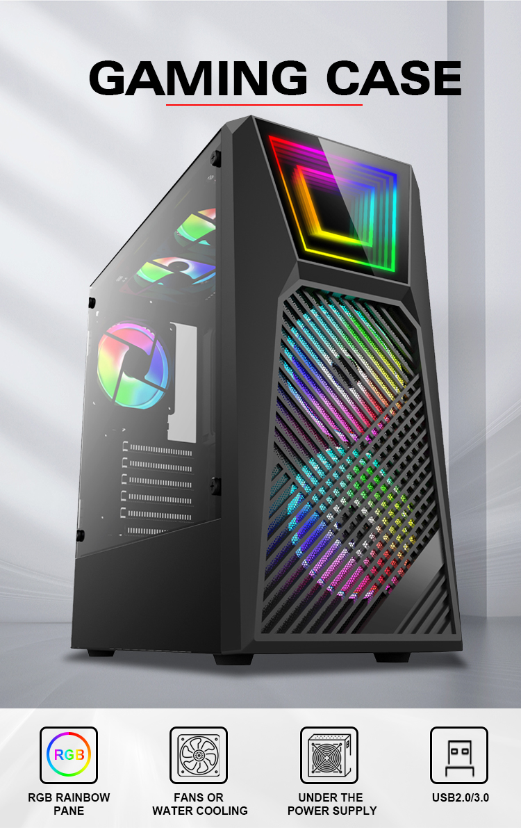 atx pc plastic desktop front panel lcd with power supply cooler master ...