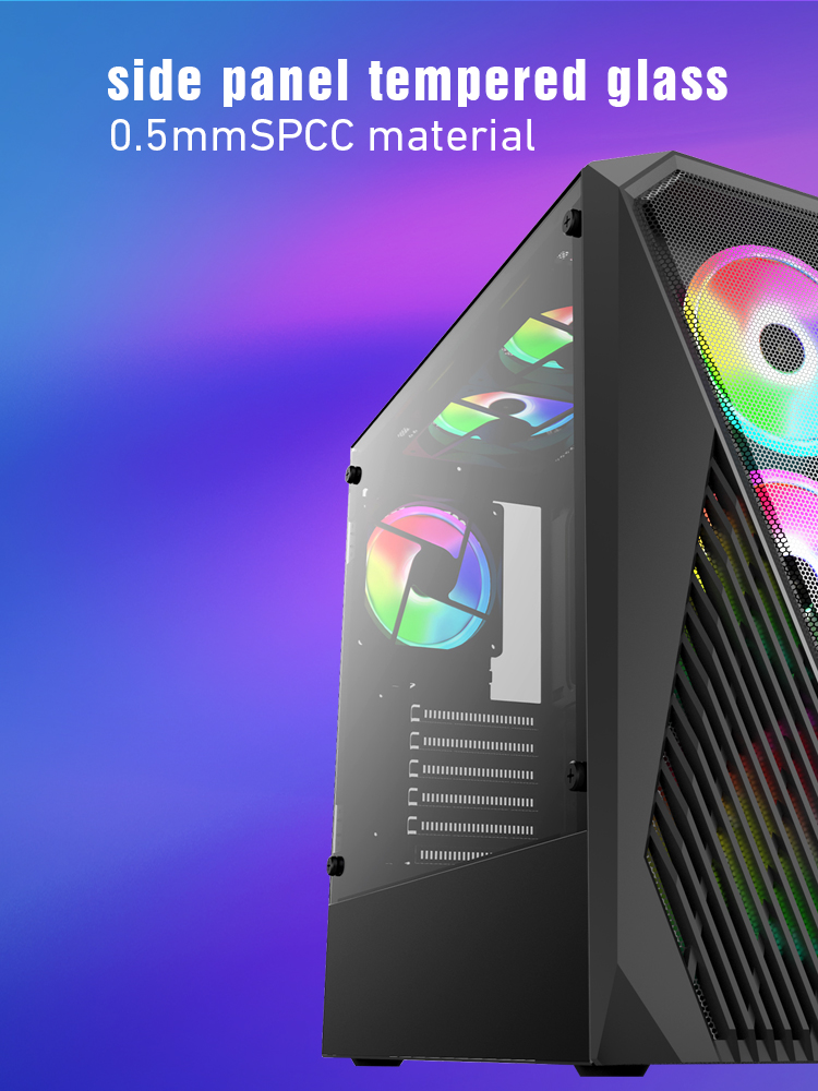 anime custom diy acrylic panel with lcd fan display dustproof for pc ...