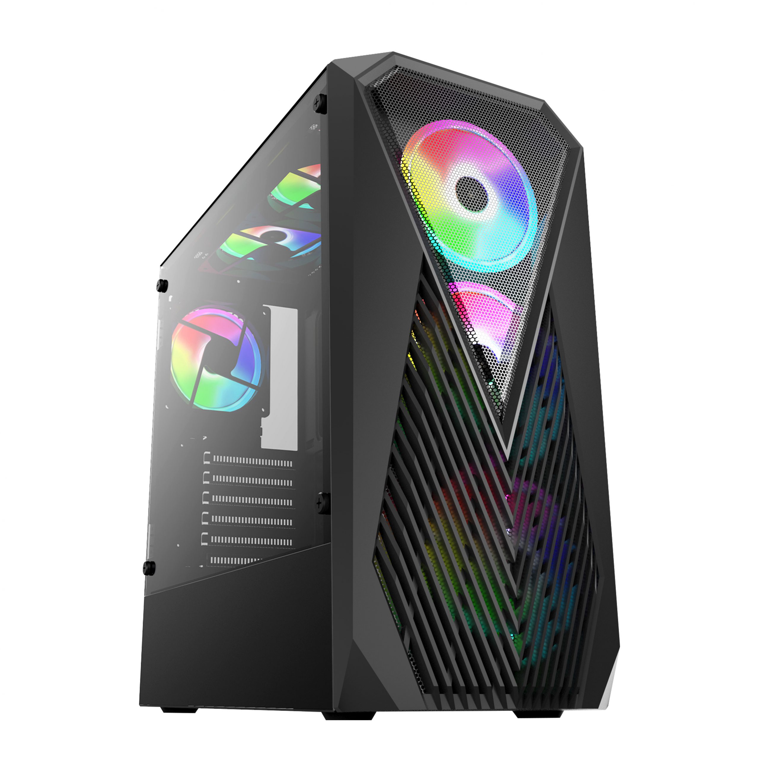 anime custom diy acrylic panel with lcd fan display dustproof for pc ...