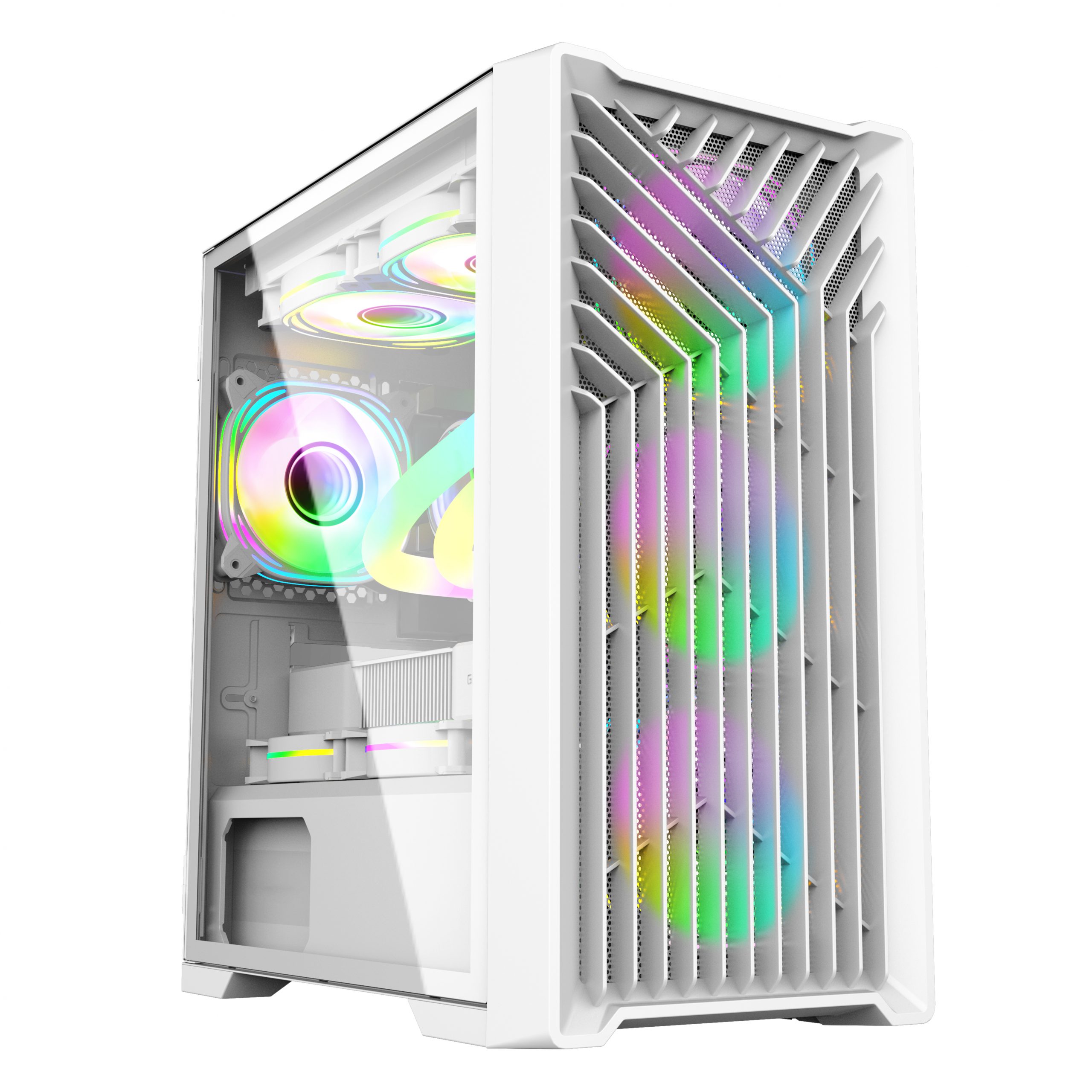 wholesale pc gamer best price desktop custom glass btx with fan desktop ...