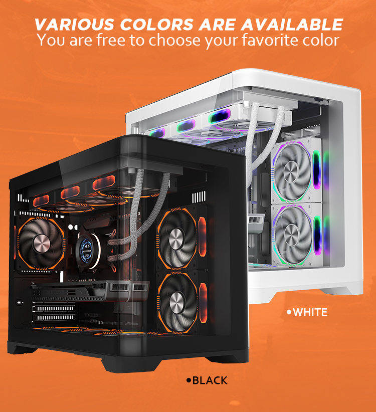 anime custom diy acrylic panel with lcd fan temperature display ...