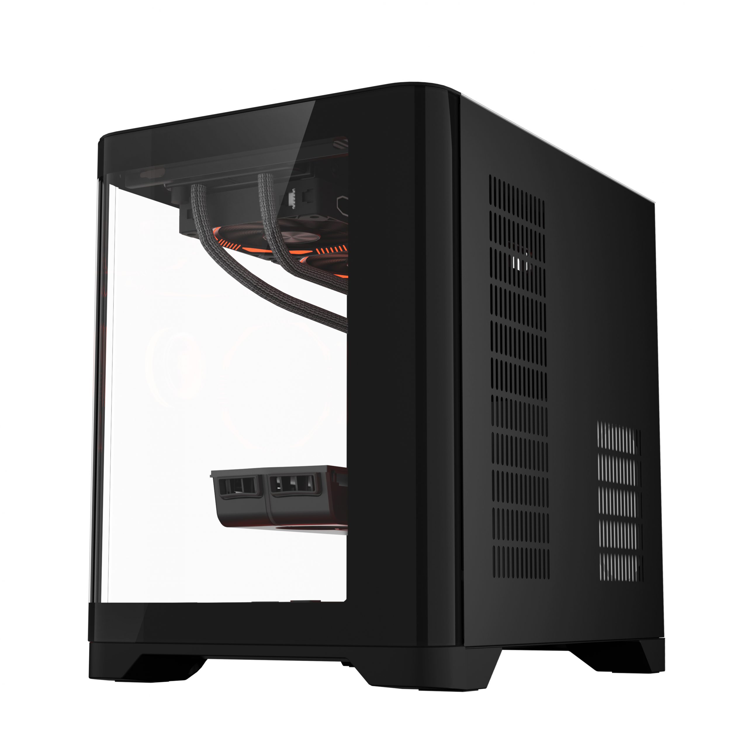 atx pc oem all in one custom with lcd temperature display dustproof ...